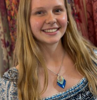 Purple Disc Necklace - Miss Milly